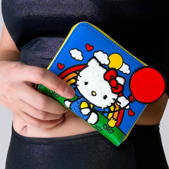 Loungefly | Other | Loungefly Hello Kitty 5th Anniversary Chenille Zip Around Wallet | Poshmark